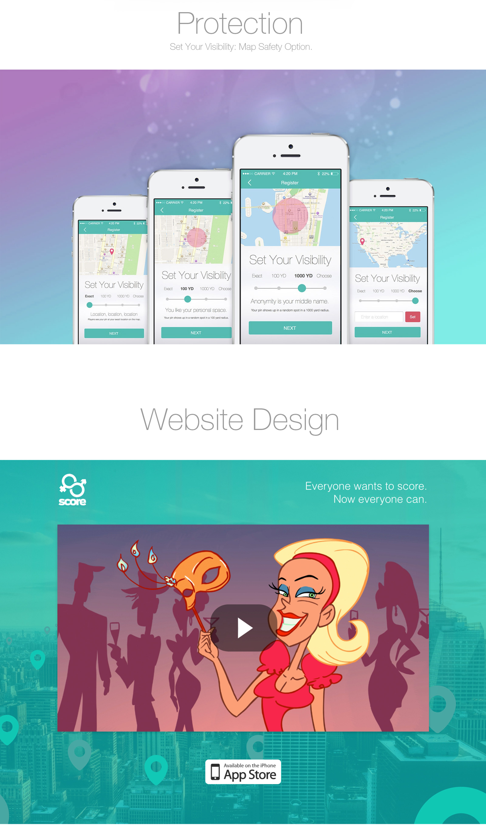 Score Dating App - Design Director - David Oliver Steinberg